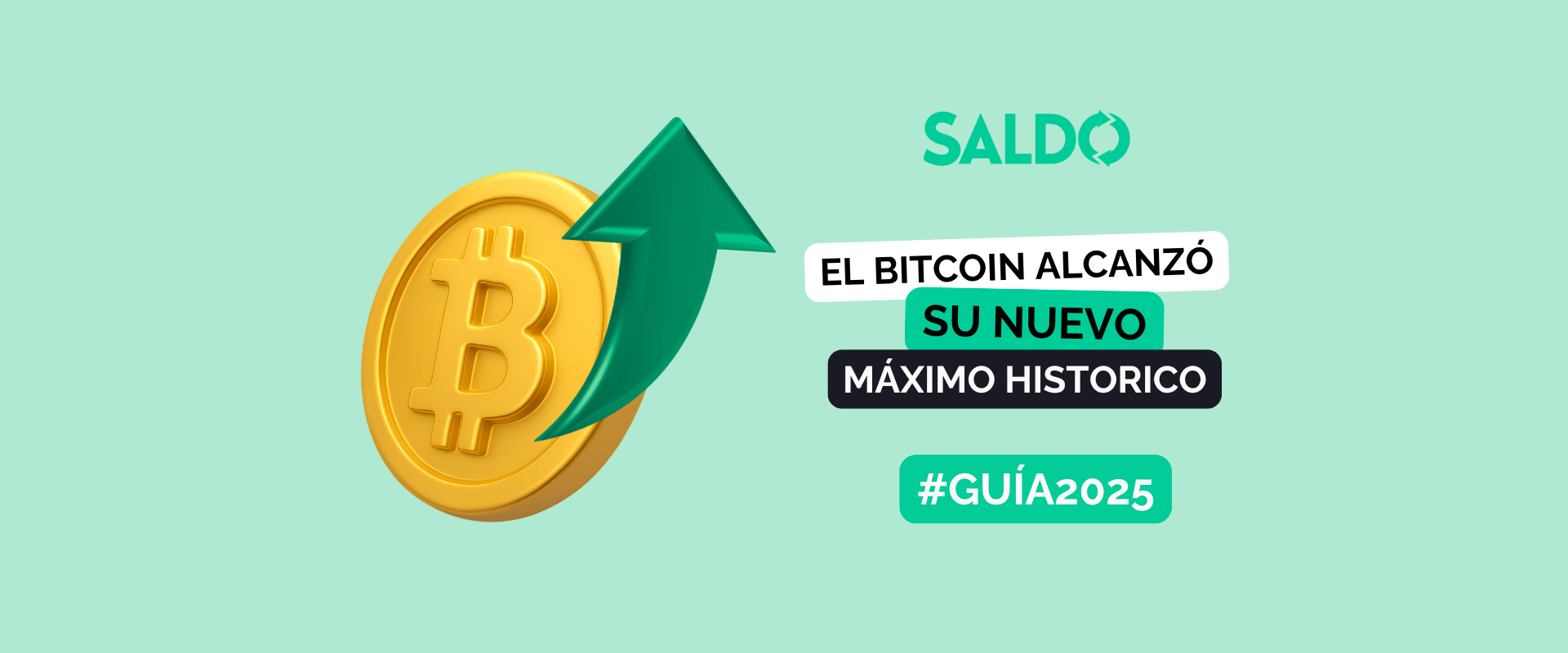Bitcoin rompe su máximo histórico: ¿y ahora qué? Te lo contamos en Saldoar